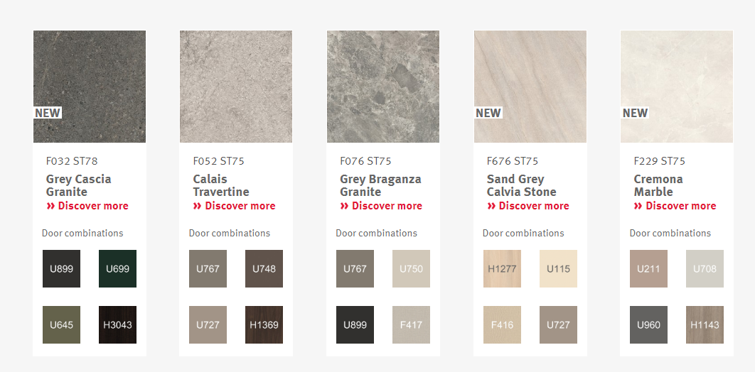 Worktop Combination Guide